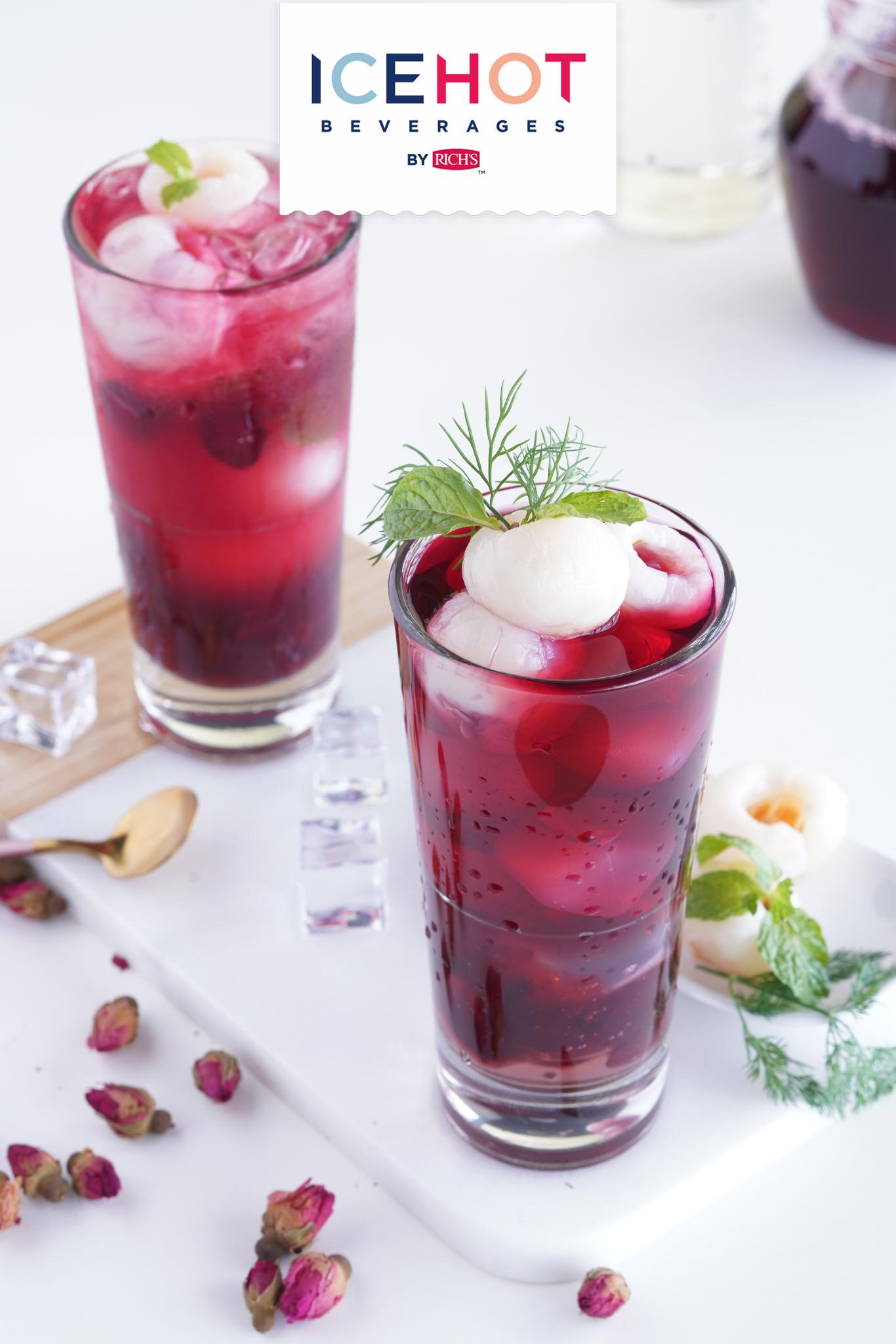 Công Thức Trà Vải Hoa Hồng – Richs Plus